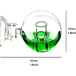 MagTool Aquatic CO2 Glass Ball Drop Checker PH Momitor, PH Indicator for Aquarium Plant Fish Tank Test CO2 Kit