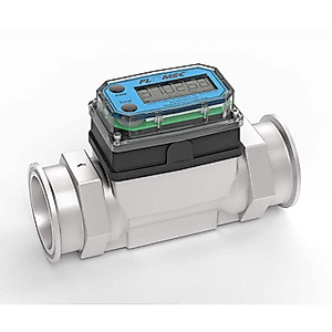 FLOMEC G2 Series, Turbine, High-Temperature Brew Meter, 1-1/2 Inch Pipe Size, 2 Inch Tri-Clamp Fitting G2S15TH9GMX