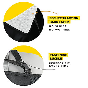 Car Seat Protector For Child Car Seat, Car Seat Protection For Baby Carseat, Non-Slip Seat Protector Under Baby Car Seat, Thick Padding Seat Cover For Car Seat With 2 Mesh Storage Pockets, 2 Pack