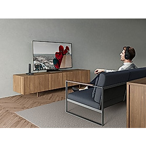 Sony L600 Wireless Digital Surround Dolby Audio Sound Overhead Headphones for Watching TV (WH-L600), Black, 2.1