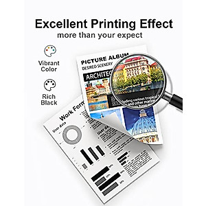 INK4U Compatible 910 Ink Cartridges Replacement for HP 910XL Ink Cartridges Combo Pack to Work with HP OfficeJet Pro 8025 8035 8020 8030 8028 OfficeJet 8022 8018 8015 8010 Printer (1B1C1M1Y, 4-Pack)