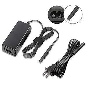 Surface Pro 5 Pro 4 Pro 3 Charger, 36W 12V 2.58A Replacement Power Supply Adapter for Microsoft Surface Pro 3 Pro 4 Pro 5 i5 i7 Tablet Surface Battery with Power Cord, fits Model 1625