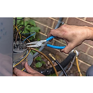 Channellock 3017 8-Inch Long Nose Plier, Blue