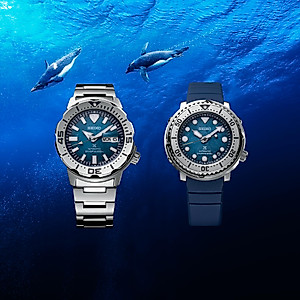 SEIKO SRPH75 Automatic Dive Watch for Men - Prospex Special Edition - LumiBrite Hands, Rotating Elapsed Timing Bezel - Water Resistant 200M