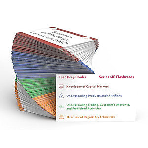 SIE Exam Prep Study Cards: SIE Test Prep 2025-2026 with Practice Questions for the Securities Industry Essentials Exam [Full Color Cards]