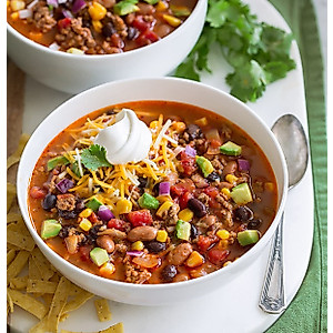 Houlu 40 oz Soup Bowls, Cereal bowls, Pho Bowls, Salad Bowls, Off White Porcelain Bowl Set of 4, 7 inch