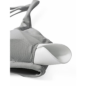 CRZ YOGA Women's Strappy Sports Bra - Criss Cross Back Padded Medium Support Wireless Bra Sexy Workout Yoga Bra Dark Chrome Small