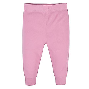 Gerber Baby Girls Toddler Multi-Pack Premium Pants Leggings pink/black/gray Newborn