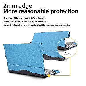 Laptop Sleeve for HP Spectre X360 16-f 16t-f Envy 16-h/Laptops HP 15z-ef2000 Touch optional/15 The 200 Touch /15-dy5097nr/15-dy2096nr / 15-bp 15-ds 15-dr Computer Bag (15.6inch, Sky Blue)