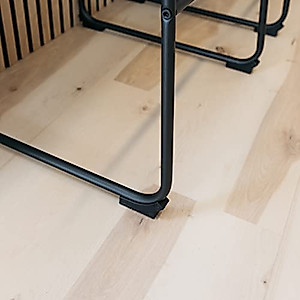 Signature Design by Ashley Centiar Modern Faux Leather 23.75" Counter Height Bucket Seat Barstool, Set of 2, Gray