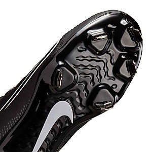 Nike Hyperdiamond 4 Pro Black/White/Dark Grey Women's Softball Cleat SZ 8