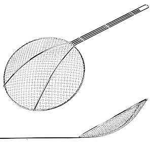 Oil/Deep Fry Thermometer with Oil Skimmer for Cooking | Includes Deep Fryer Thermometer with Clip for Frying Oil, Turkey, BBQ, Grill and Strainer Spoon with Handle for Frying, Cooking, Skimming.