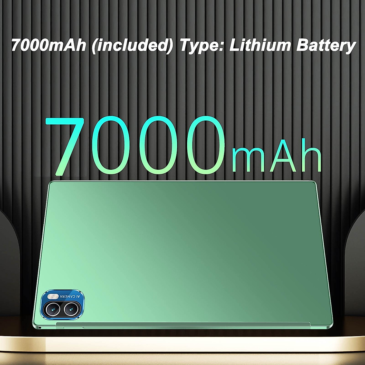 10 Inch Tablet with 8 CPU Cores 100-240V HD Tablet for Travel (US Plug)