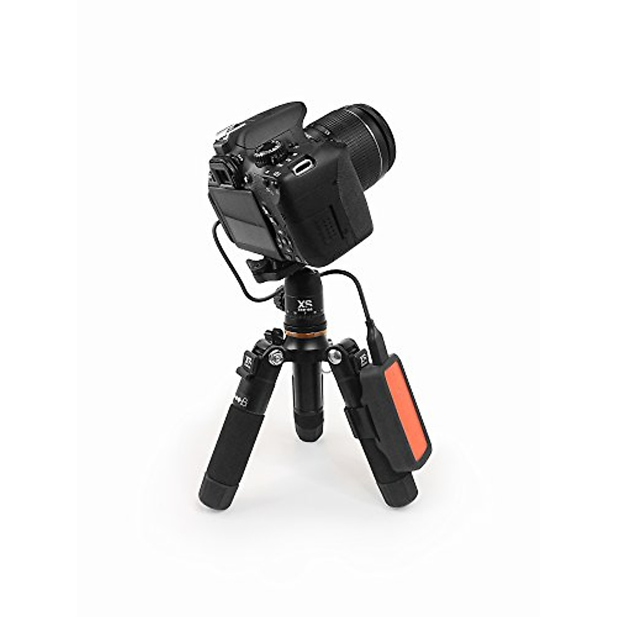 XSories Weye Feye S, Digital Camera To Smartphone Wi-Fi Link For Instant Photo And Video Sharing, Compatible with iPhone or Android, Nikon, Canon, Sony, Olympus and More, Camera Accessories (Orange/Black)