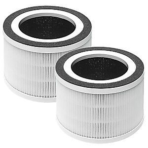 Nyingchi H13 Ture HEPA Replacement Filter,Compatible with Mooka® allo and Honati Air Purifier,3-in-1Activated Carbon Filtration System,2-Pack