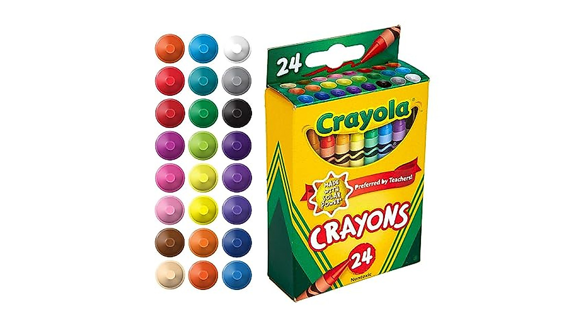 Crayola Crayons 24 Count: Classic Colors for Kids & Art