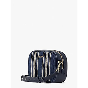 kate spade new york Astrid Canvas Stripe Medium Camera Bag Blazer Blue Multi One Size