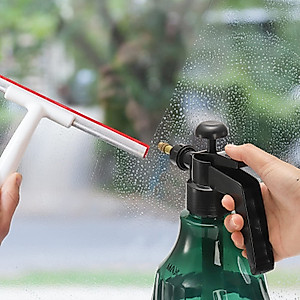 ZEAYEA 2 Pack 0.5 Gallon Hand Held Garden Sprayer, Pump Pressure Water Sprayer, Plastic Watering Can with Adjustable Nozzle, Hand Sprayers for Lawn, Garden, Indoor and Outdoor Gardening, Home Cleaning