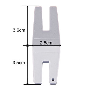 Sewing Tools Button Clearance Plate Button-Reed Hump Jumper Presser Foot 413105601 Fit All Husqvarna Viking Pfaff Brother Singer Juki Janome Sewing Machine