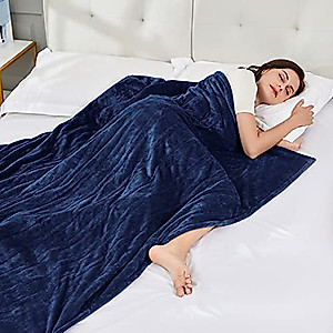 Electric Heated Throw Blanket Twin Size 62" x 84" | 6 Levels Fast Heating & Machine Washable | Full Body Warming Soft Flannel Bed Sofa Blankets with Auto-Off Overheating Protection 8H Timer | Blue
