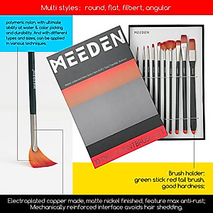 MEEDEN Acrylic Painting Kit, 72-Piece Acrylic Paint Set with Tabletop Wooden Easel, 48 Acylic Paints, 10 Painting Brush Set, Canvas Painting Kit, Art Supplies for Adults, Kids, Artists, Beginners