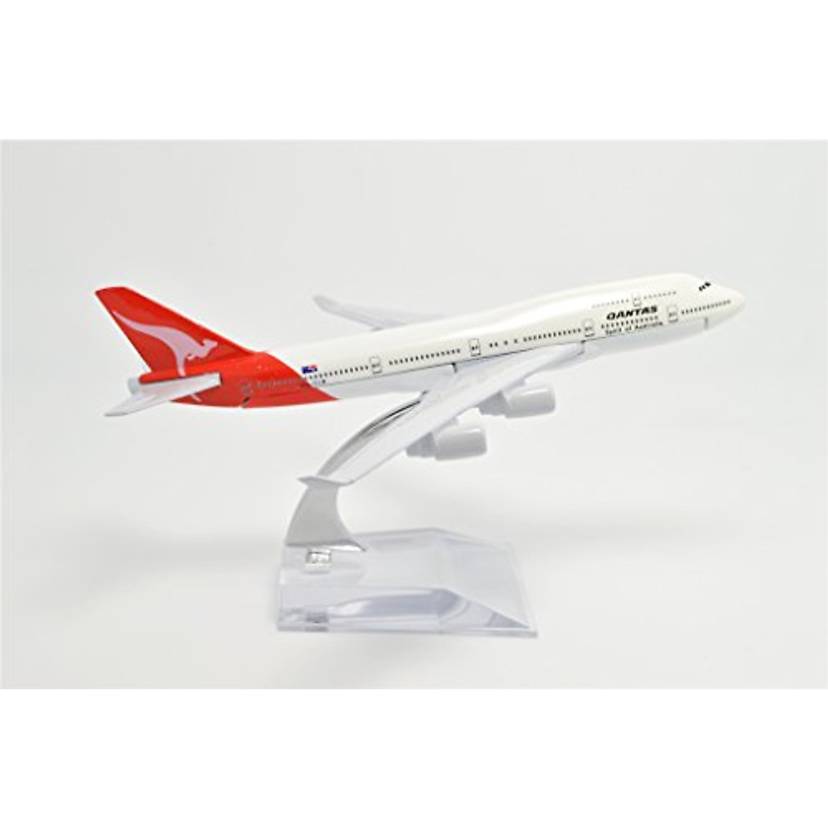 TANG DYNASTY(TM) 1:400 16cm B747-400 Qantas Metal Airplane Model Plane Toy Plane Model