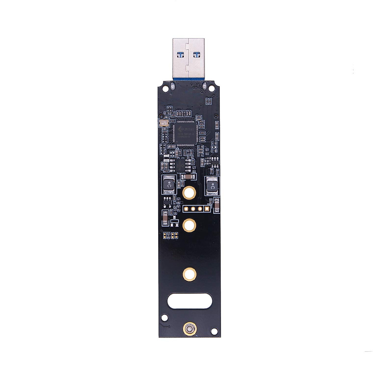 M.2 NVME USB 3.1 Adapter, M-Key M.2 NVME to USB Card Reader USB 3.1 Gen 2 Bridge Chip with 10 Gbps High Performance, Compatible with Samsung 950/960/970 Evo/Pro or Other M.2 SSDs with PCI-E Type