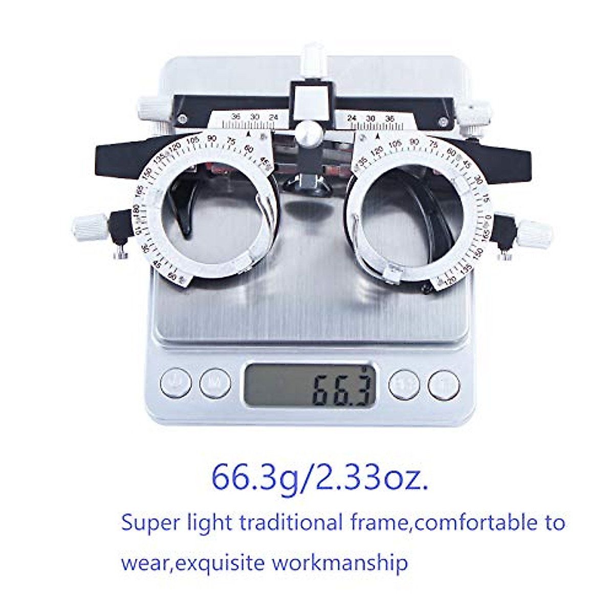 Optometry Optician Fully Adjustable Trial Frame Optical Trial Lens Frame Eye Optometry Optician Eye Test Glasses Optical Titanium Trial Eye Optometry Lens Frame Text Optician