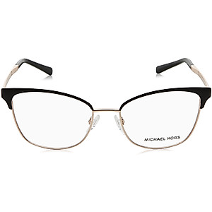 Michael Kors MK3012-1113 Eyeglasses Frame ADRIANNA IV MATTE BLACK/ROSE GOLD w/DEMO LENS 51mm