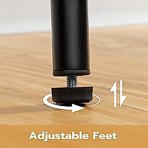 HOOBRO Folding Luggage Racks Set of 2, Suitcase Stand with Fabric Storage Shelf for Guest Room, Metal Luggage Holder, 27 x 15.3 x 22 Inches, Bedroom, Hotel, Space Saving, Black BK04XLP201