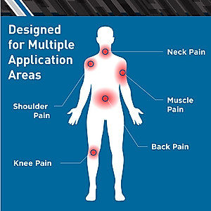 BodyMed Digital Moist Heating Pad with Auto Shut Off Heating Pad for Neck, Shoulder, Back and Muscle Discomfort Relief - 14 in. x 7 Inch, White
