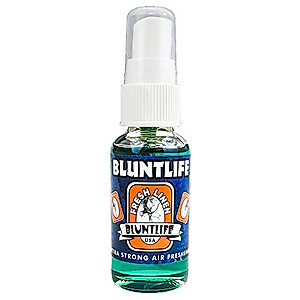 BluntLife Air Freshener Spray 1.0 oz. Bottle Long Lasting - Choose Your Scent (Fresh Linen)