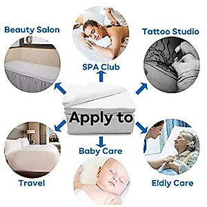 Massage Disposable Sheets, Water Proof Spa Massage Table Breathable Bed Cover Sets Non-woven Fabric 78" x 31"（20 Pcs ）
