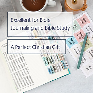 Mr. Pen- Bible Tabs, 75 Tabs, Laminated, Bible Journaling Supplies, Bible Tabs Old and New Testament, Bible Tabs for Women, Bible Tabs for Journaling Bible, Bible Book Tabs …