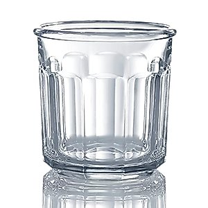 Luminarc N7593 Working Glass Storage Jar with Lids, 14 Ounce, Set of 4, Clear