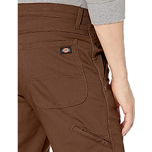 Dickies mens Tough Max Duck Double Knee Work Utility Pants, Stonewash Timber, 36W x 34L US