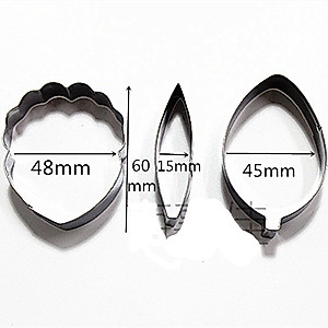 Cymbidium Orchid Petal Flower Cutter Cake Decorating Tools Fondant Mold Cattleya Orchid Petal Veiners Mould