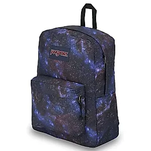 JanSport SuperBreak One Backpacks - Durable, Lightweight Bookbag with 1 Main Compartment, Front Utility Pocket with Built-in Organizer - Premium Backpack, Night Sky