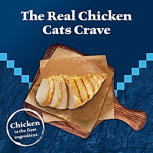 Blue Buffalo Wilderness High-Protein Grain-Free Wet Kitten Food, Chicken Paté Recipe, 3-oz. Cans, 6-Count