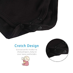 YSCULBUTOL Baby Twin Bodysuit Perfect Together Twin Best Friend Bacon Eggs Twins Set Double Baby Twin Cute(Black, 3-6 Months)