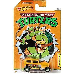 Hot Wheels Teenage Mutant Ninja Turtles TMNT Complete Set of 5 Vehicles