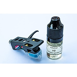 Black, Headshell, AT-VM95, Cartridge, Stylus, Oil for Technics SL-1200, SL-1210, SL-1600, SL-1610, SL-1700, SL-1710, SL-1800, SL-1810