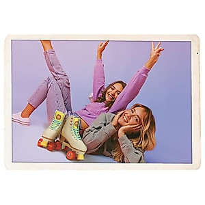 GEM QUAD ROLLER SKATES - CREAM, Size 7-10