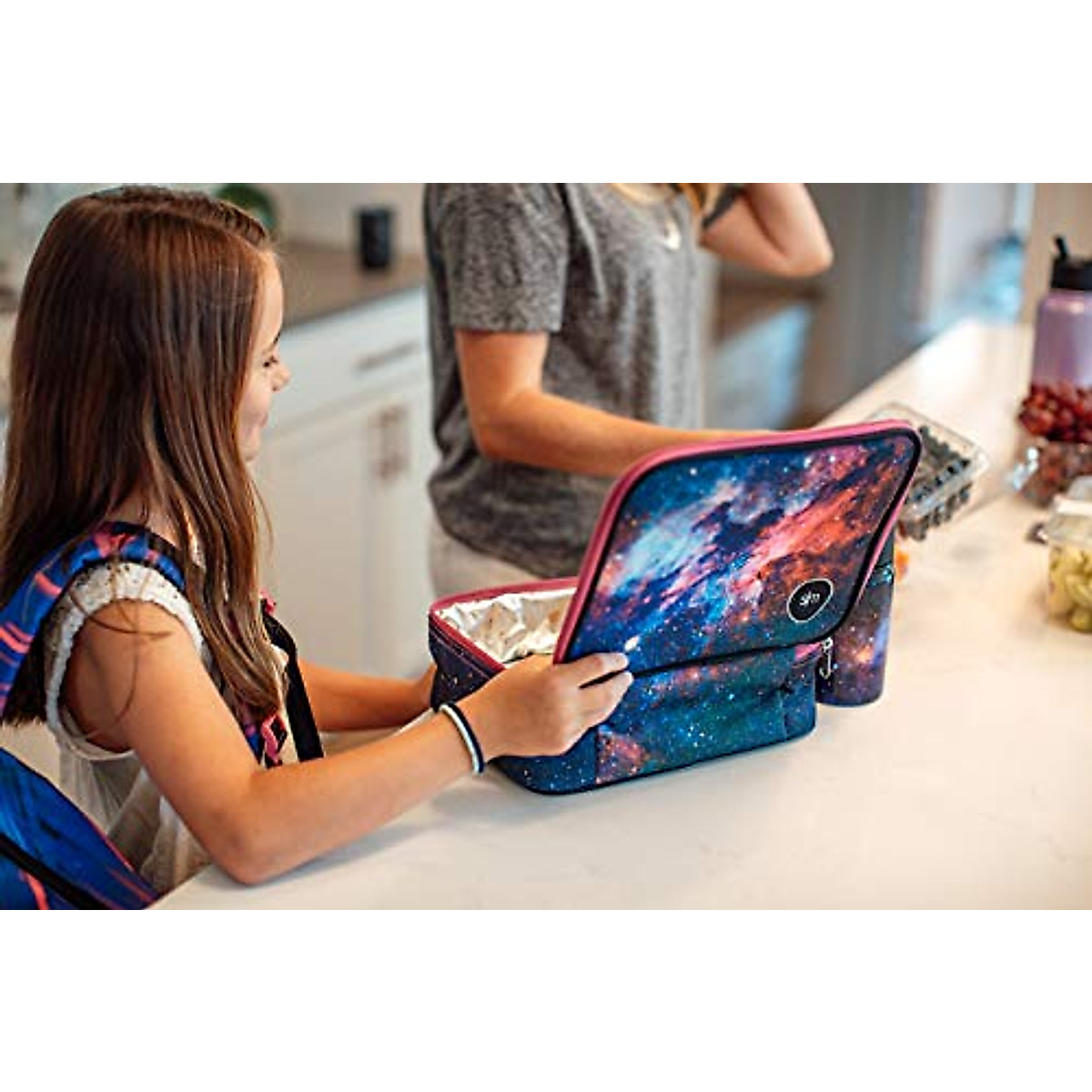 Simple Modern Kids Lunch Box for Toddler | Reusable Insulated Bag for Girls, Boys Meal Containers for School | Hadley Collection | Fox and the Flower