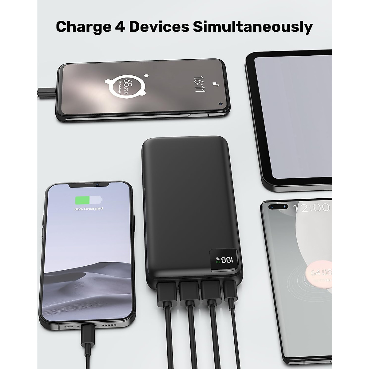 SOARAISE Power Bank 27000mAh Portable Charger 22.5W Fast Charging Phone Charger USB C in & Out PD External Battery Pack for iPhone, Android