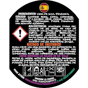 Naturally Wicked Spellbinding Luck Candle with Crystal, Wood Wick & Gift Box