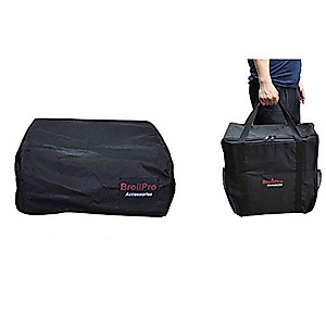 BroilPro Accessories 17 Inch Griddle Carry Bag and Cover (Fits Blackstone 17" Grill Griddle)