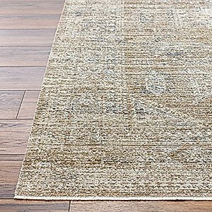 Livabliss x Becki Owens Margaret Traditional Washable Outdoor Area Rug, 5'3" x 7'10", Taupe/Brown
