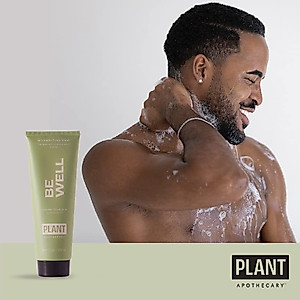 plant apothecary Sulfate Free Body Wash for men and women Be Well 8.4oz Moisturizing Shower Gel with Essential Oils, and Vitamin E, Vitamin B5
