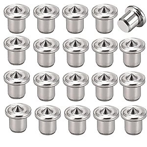 20 Pcs Dowel Pins Center Point Set Woodworking Craft Clamp Steel Doweling Centering Pins Transfer PlugsDrill Hole Tool (5/16 Inch )